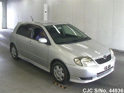 2001 Toyota Corolla Runx Silver For Sale Stock No 44936 Japanese