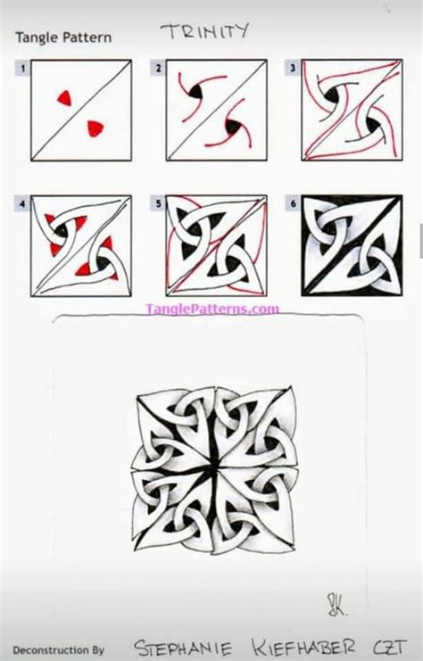 10 Step By Step Tangle Patterns For Beginners Artofit