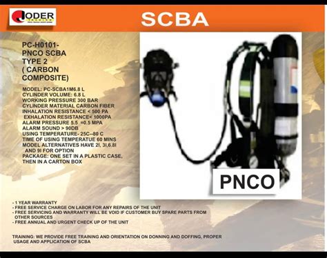 Scba Set Commercial And Industrial Construction Tools And Equipment On