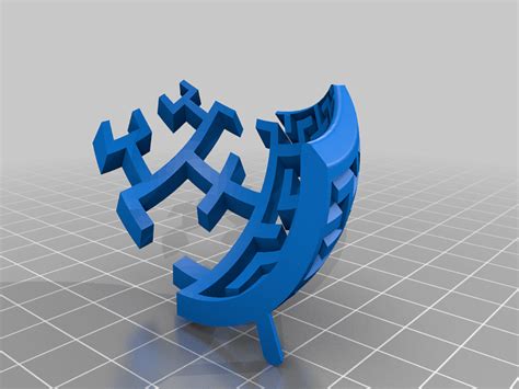 Stereographic Projection Of Hilbert Curve Free 3d Model On