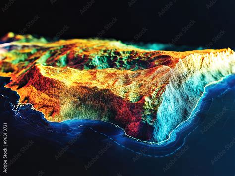 Technical Aerial Visual 3d Lidar Gis Aerial Map Satellite Scan Model