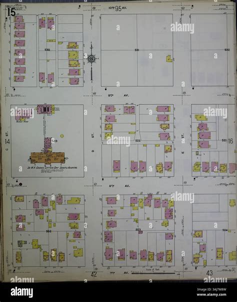 This 1911 Sanborn Fire Insurance Map Shows The Congested District Of