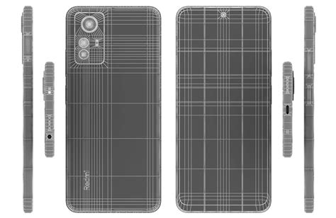 Xiaomi Redmi Note 12s Blue 3d Model By Reverart