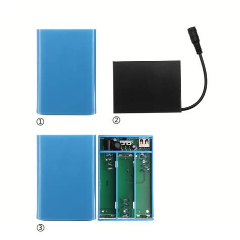 DIY V Battery Charger Storage Case Box Holder For X Battery