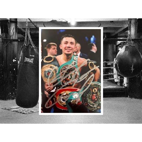 Gennady Golovkin Triple G Boxing Great 5 X 7 Photo Signed Awesome