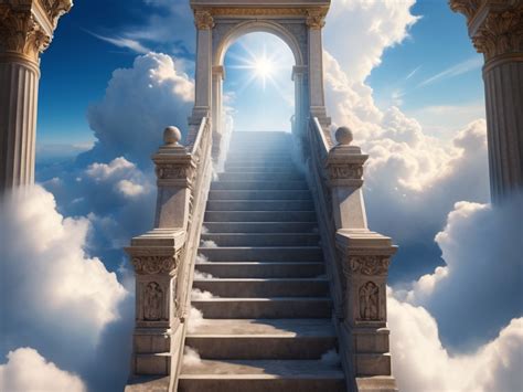 Download Ai Generated Heaven Stairs Royalty Free Stock Illustration