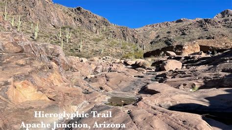 🇺🇸usa🇺🇸 Hiking Trails Hieroglyphic Trail Apache Junction Arizona