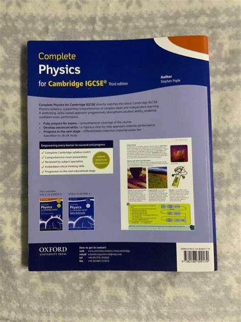Complete Physics For Cambridge Igcse Third Edition Hobbies And Toys Books And Magazines