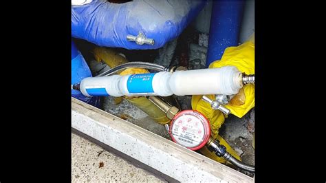 플로루찌 수도 계량기 녹물 필터 3개 직렬연결 설치방법 Youtube