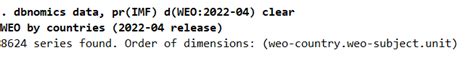 Using Dbnomics With Stata Econmacro