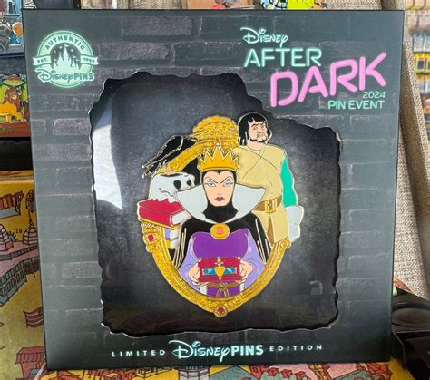 Disney After Dark Pin Display At Disney Springs Disney Pins Blog