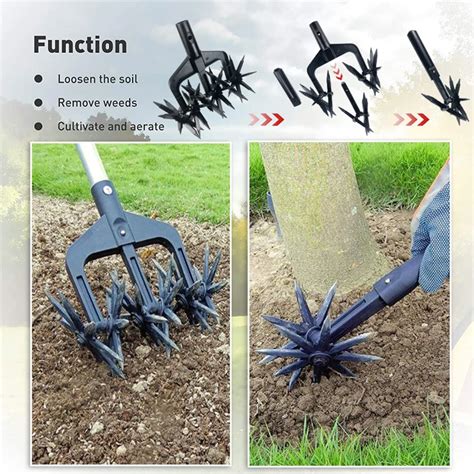 Manual Soil Turning Tool Lawn Ripper Garden Aerator