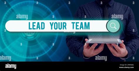 Writing Displaying Text Lead Your Team Business Idea Be A Good Leader