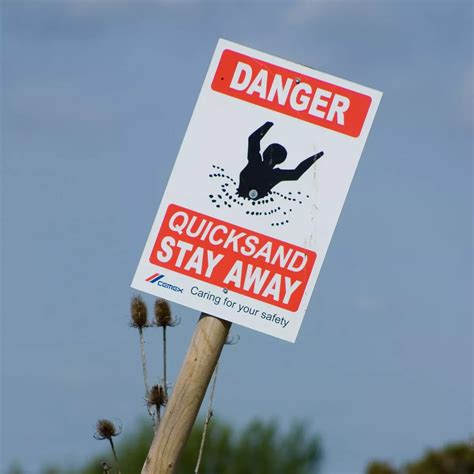 Quicksand Sign
