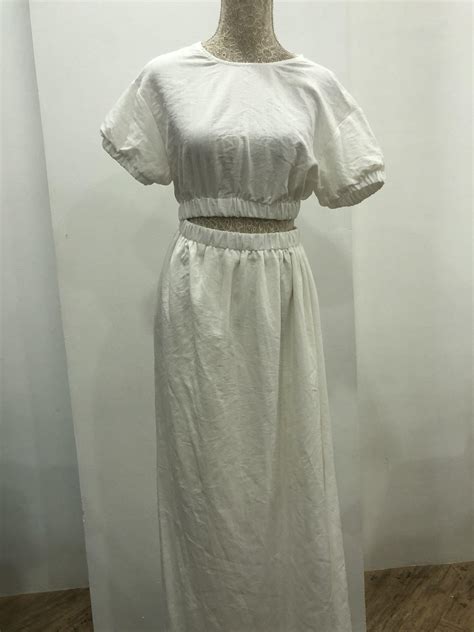 Sexy White Coordinates Women S Fashion Dresses Sets Sets Or Coordinates On Carousell
