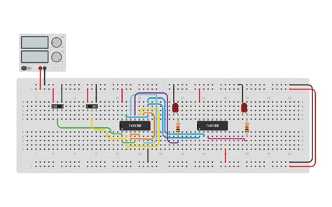 Circuit Design Half Subtractor Using Nand Gate Tinkercad
