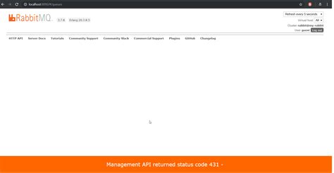 Windows Rabbitmq Console Returned 431 Stack Overflow