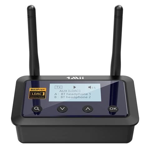 1mii B03pro Bluetooth 5 3 Transmitter Receiver Certified Ldac For Tv Home Stereo Long Range