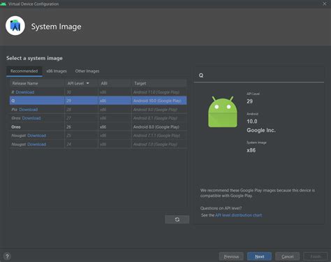 Which Android Virtual Device Should Be Used To Launch Arm64 V8a Apk On