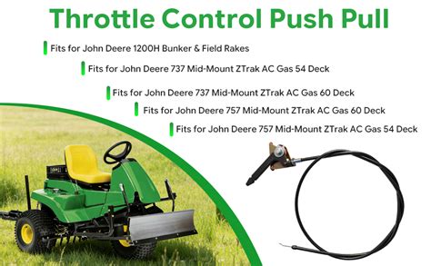Lengshikeji Throttle Control Push Pull Cable Compatible