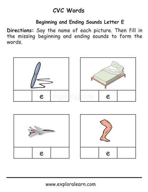 CVC Words Worksheets And Printable Activities Exploralearn