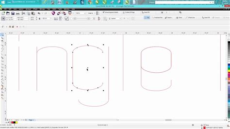 Corel Draw Tips Tricks Single Line Vector Font Part For A CNC Plasma YouTube