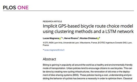 Implicit Gps Based Bicycle Route Choice Model Using Clustering Methods