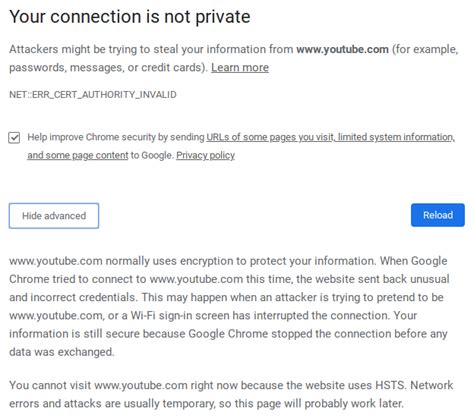 Chrome Os No Longer Supports Self Signed Proxy Ca Utm Home Web