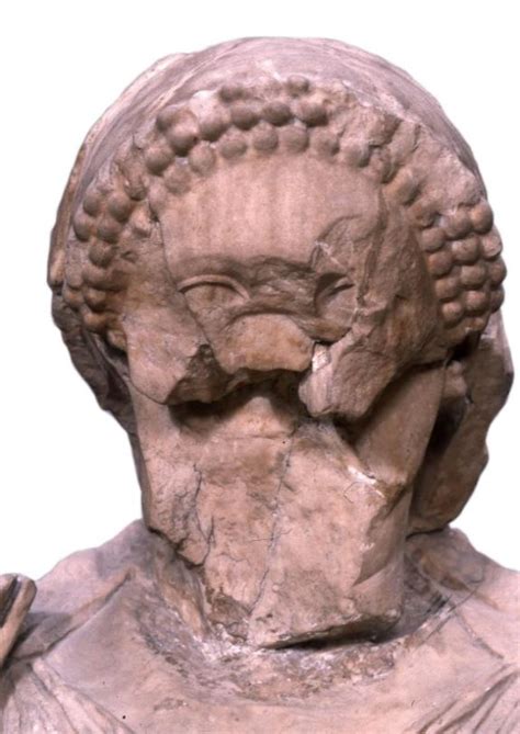 Head En Face Of Artemisia From The Mausoleum In Halicarnassus