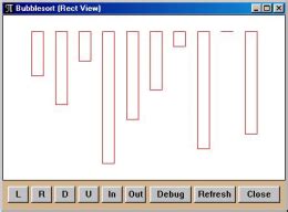 Screenshots Of The Bubblesort Visualization In A Polka B Leonardo Download Scientific