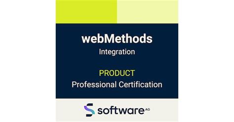 software ag certified webmethods integration professional was issued by