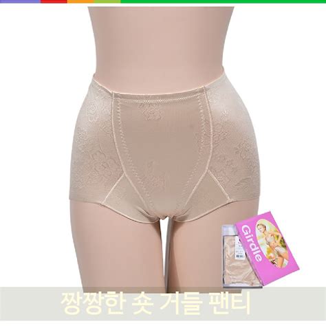 여성 거들 팬티 삼각 아랫배 복부 보정 짱짱한 숏 노라인 데일리 속옷