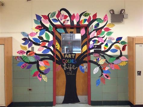 Tree For Classroom Door At Henry Grace Blog