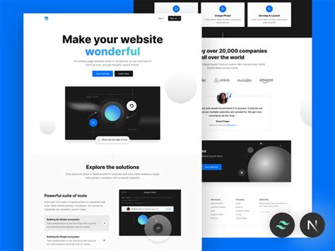 Best Free Tailwind Landing Page Templates DEV Community
