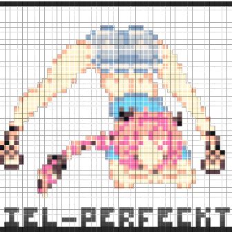 Astolfo Jack O Pose Pixel Art Trap Femboy Image テクスチャ Novaskin