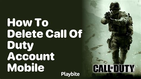 How To Delete Your Call Of Duty Mobile Account Playbite