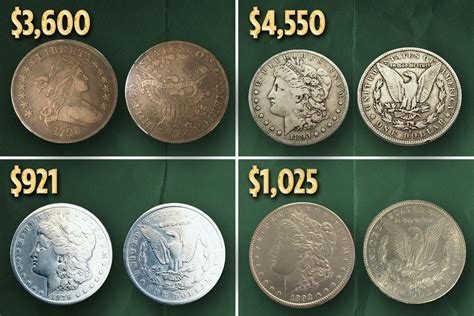 Us Dollar Coin Value Chart Eisenhower Dollars 1971 1978 Mixg