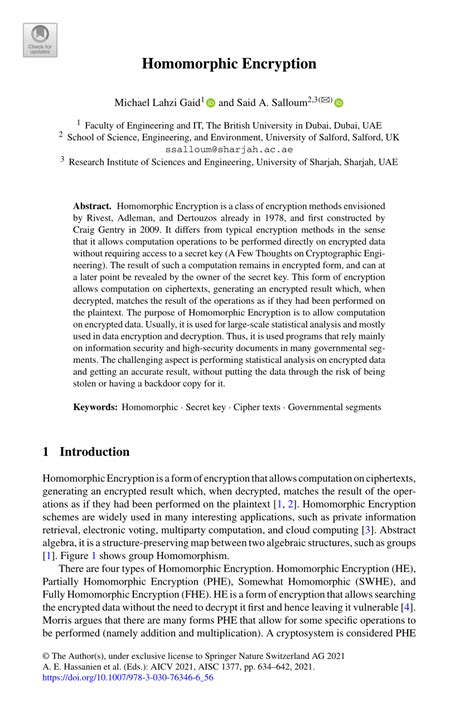 PDF Homomorphic Encryption