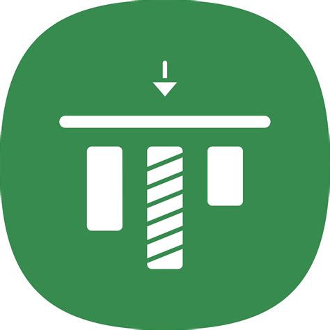 Top Alignment Glyph Curve Icon 41864056 Vector Art At Vecteezy