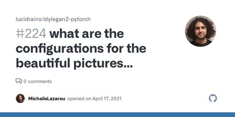 What Are The Configurations For The Beautiful Pictures Shown In The Main Page Of The Repo
