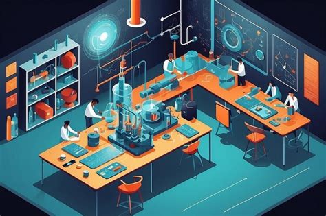 Premium Photo Craft An Image Of A Physics Lab With Students Experimenting On The Principles Of