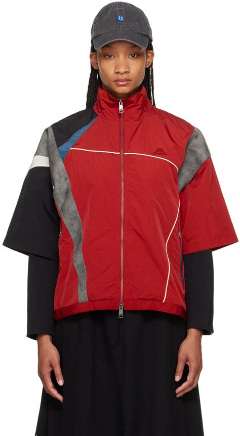 Buy ADER ERROR Milos Jacket Red At Off Editorialist