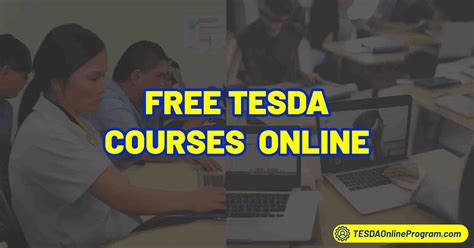 List Of Free Tesda Courses Online Tesda Online Program