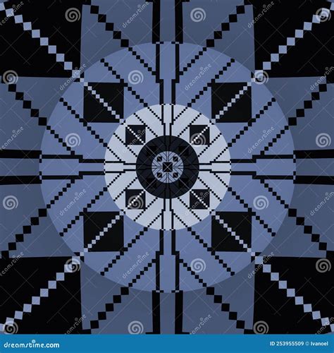 Abstract Science Fiction Futuristic Image Of Collider Particle Accelerator