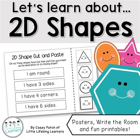 Lets Learn About 2d Shapes 2d Shape Packet Explore 2d Shapes With