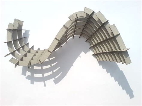 Curveture Parametric Shelf Daniel Balo Architecture Concept Drawings Concept Models