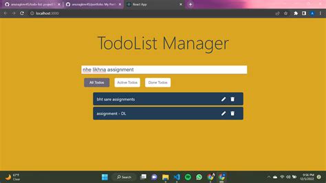 GitHub Anuragkmr45 Todo List To Do List Manager For Managing Your
