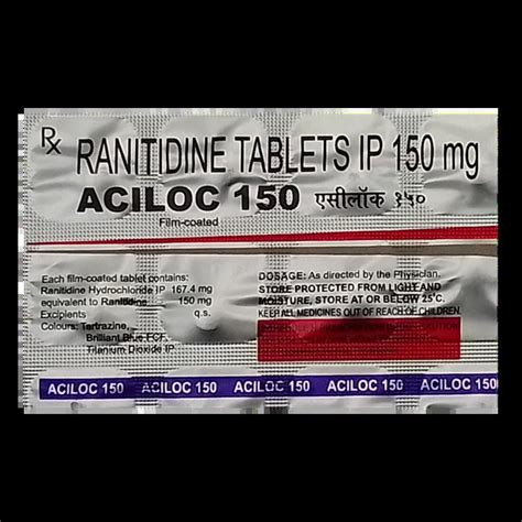 Aciloc 150mg Tablet 30s View Price Combination And Alternatives Medkart