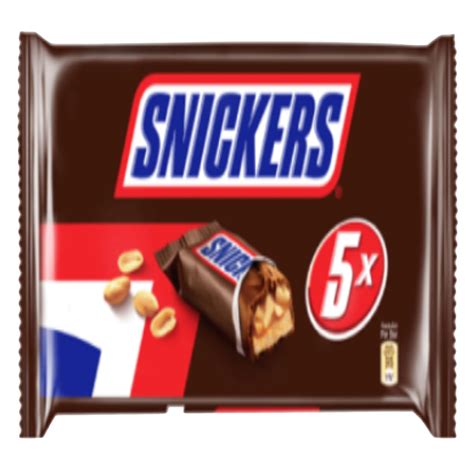 Buy Snickers Chocolate Bar With Nougat Caramel And Peanuts 45g X5