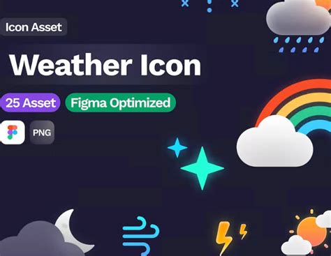 دانلود 25 آیکون آب و هوا weather
